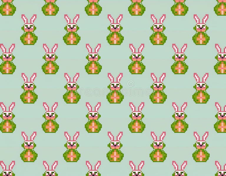 Easter Bunny Cute Spring Design Stock Image - Image of design, rabbit ...