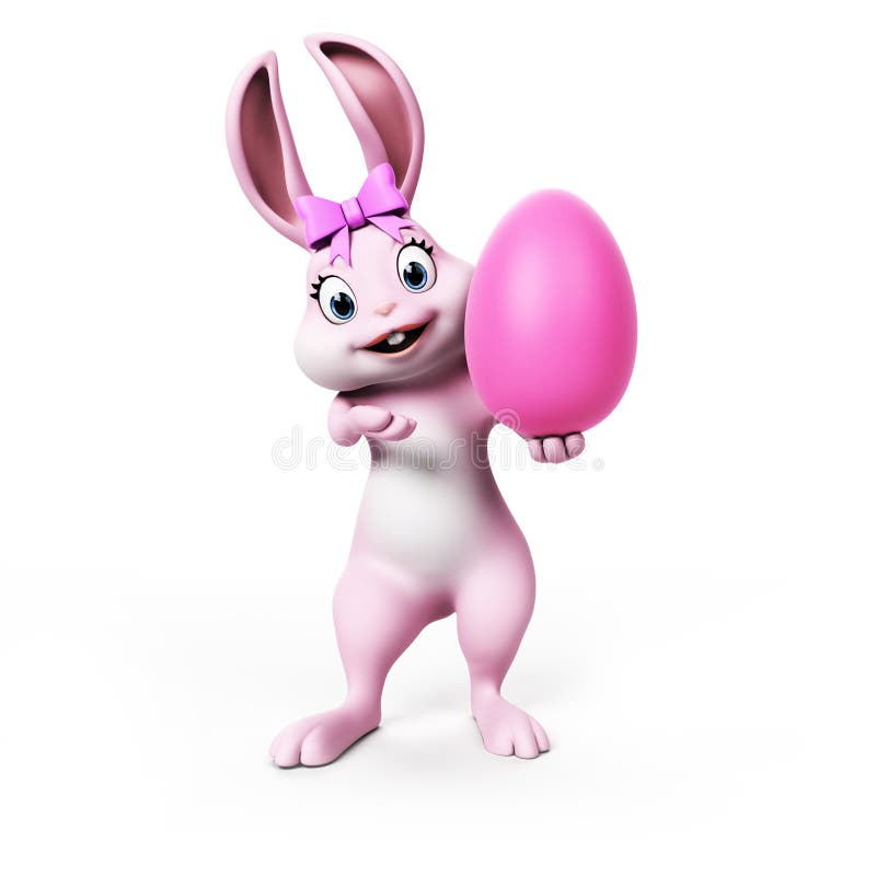 Easter Bunny stock illustration. Illustration of female - 30724229