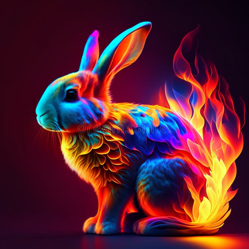Flaming Bunny Stock Illustrations – 54 Flaming Bunny Stock ...