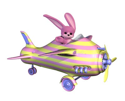 Rabbit Flying Plane Stock Illustrations – 119 Rabbit Flying Plane Stock ...