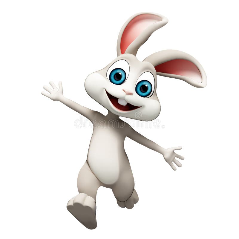 Jumping Bunny Clipart