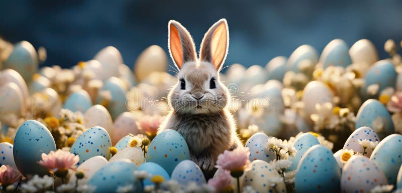 Easter Bunny in the Nest Easter Bunny in the Garden Easter Bunny and ...