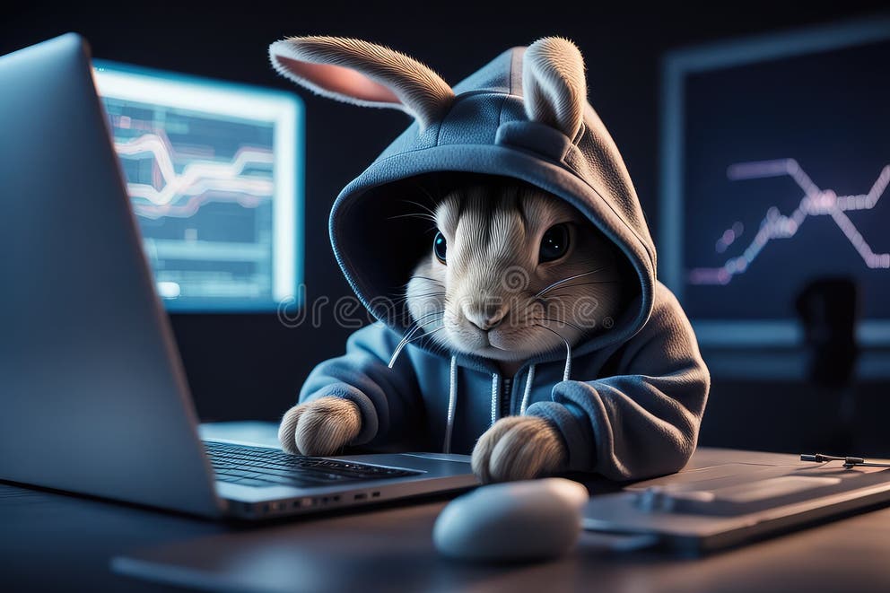 The Easter Bunny is a Programmer. the Easter Bunny is Working at the ...