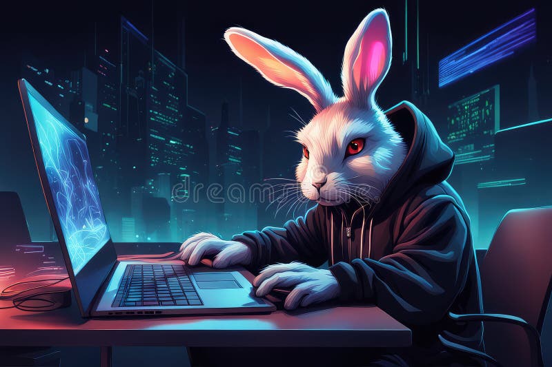 The Easter Bunny is a Programmer. the Easter Bunny is Working at the ...