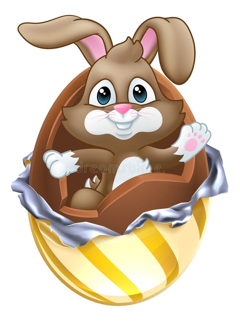 Cartoon Chocolate Easter Bunny Stock Illustrations – 5,554 Cartoon ...