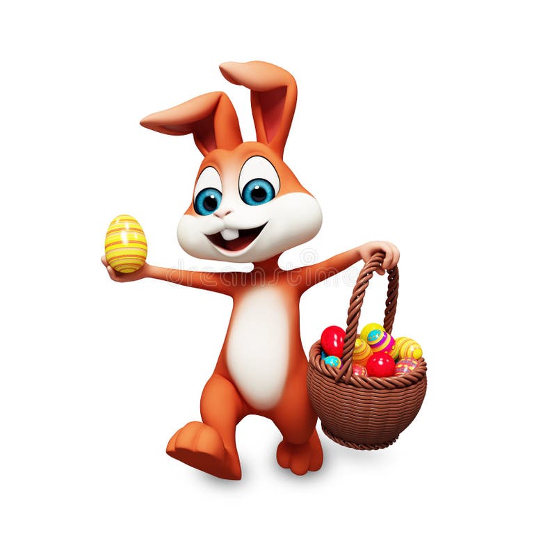 Easter Bunny Running Stock Illustrations – 4,540 Easter Bunny Running ...