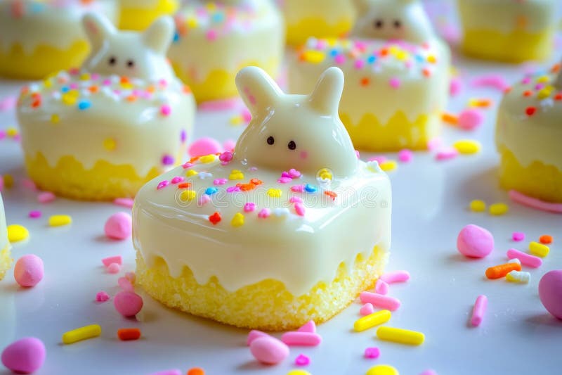 Mini Bento Cake Display, Assortment of Mini Bento Cakes, Elegantly ...