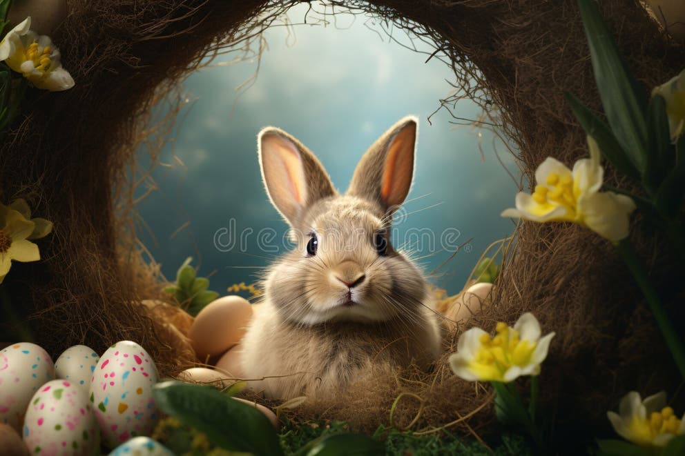 The Easter Bunny and Speckled Eggs are Hidden in the Rabbit Hole. Happy ...