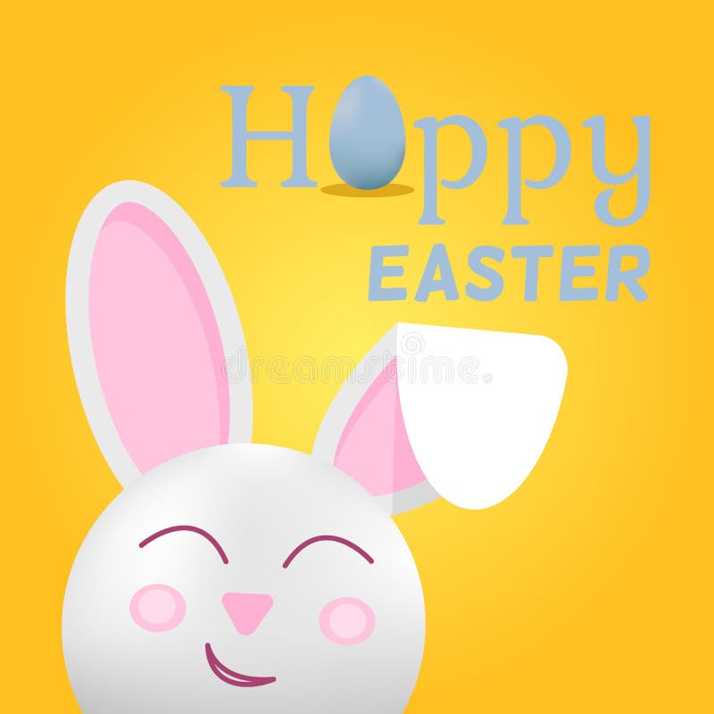 Bunny dot yellow stock illustration. Illustration of floppy - 532940