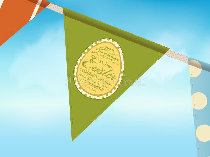 Vintage bunting frame stock vector. Illustration of event - 24740751