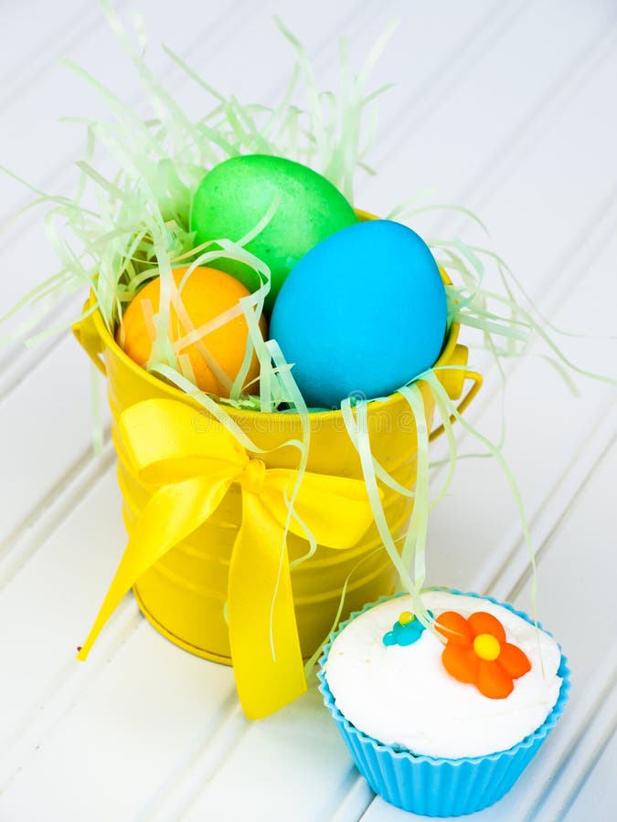 Easter Busket stock image. Image of painted, celebration - 283975971