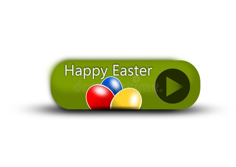 Easter button stock illustration. Illustration of invitation - 28428324