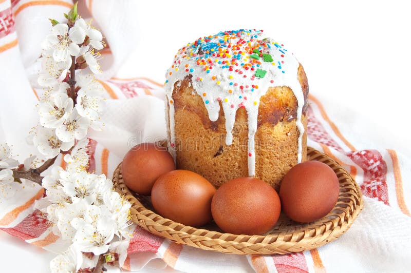 Easter bread basket stock photo. Image of bakery, fresh - 36696922