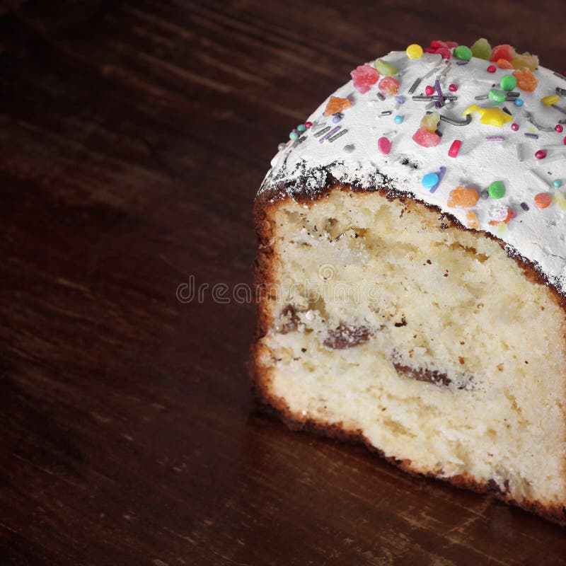 Easter cake. Flour product stock photo. Image of colored - 143690986