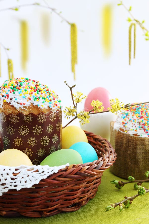 Easter bread basket stock photo. Image of bakery, fresh - 36696922