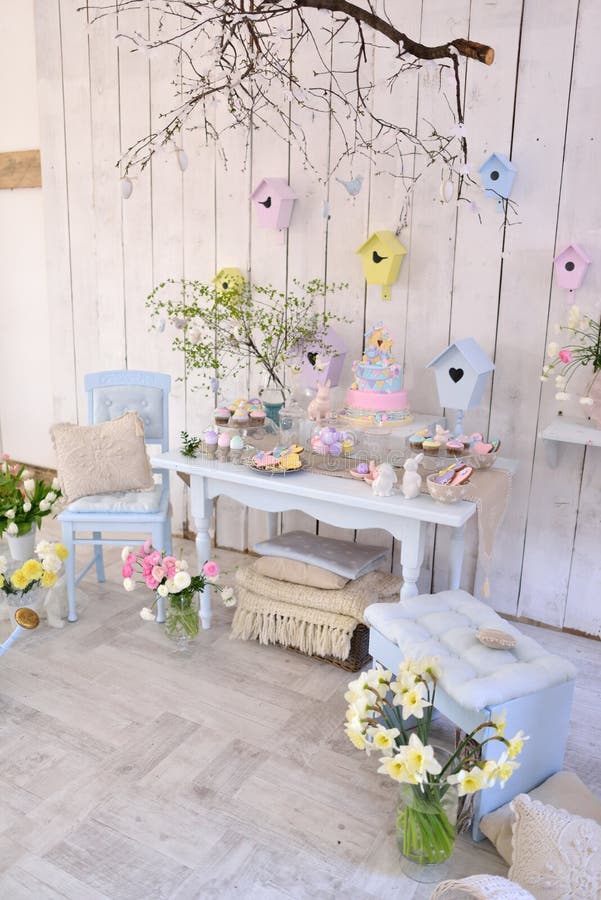 Easter Candy Bar in Pastel Colors, Decor for Easter, Spring Holiday ...