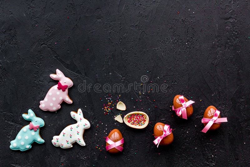 Easter Candy. Traditional Easter Signs and Symbols. Chocolate Easter ...