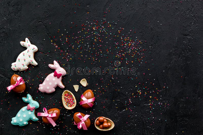 Easter Candy. Traditional Easter Signs and Symbols. Chocolate Easter ...