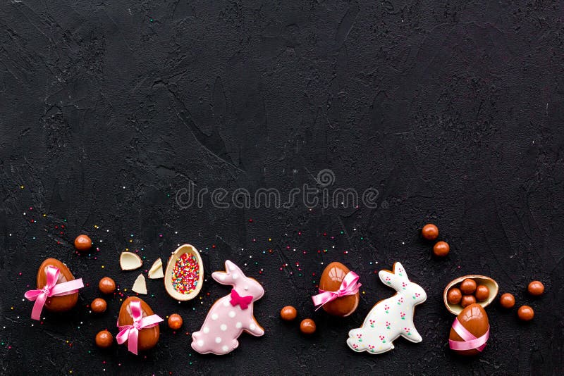 Easter Candy. Traditional Easter Signs and Symbols. Chocolate Easter ...
