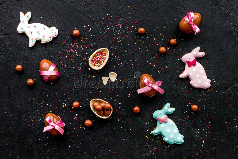 Easter Candy. Traditional Easter Signs and Symbols. Chocolate Easter ...