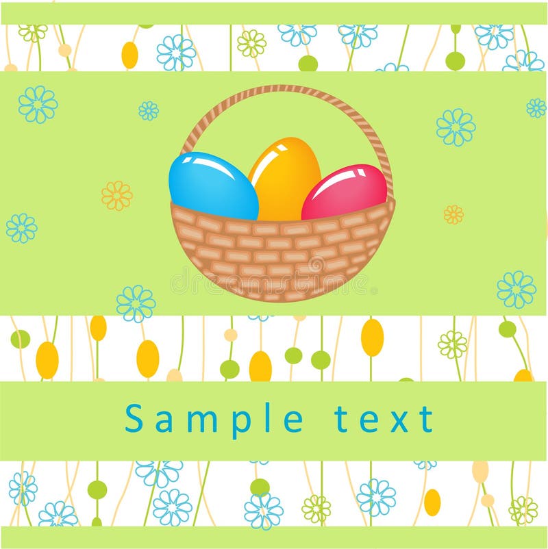 Easter card stock illustration. Illustration of background - 15969236