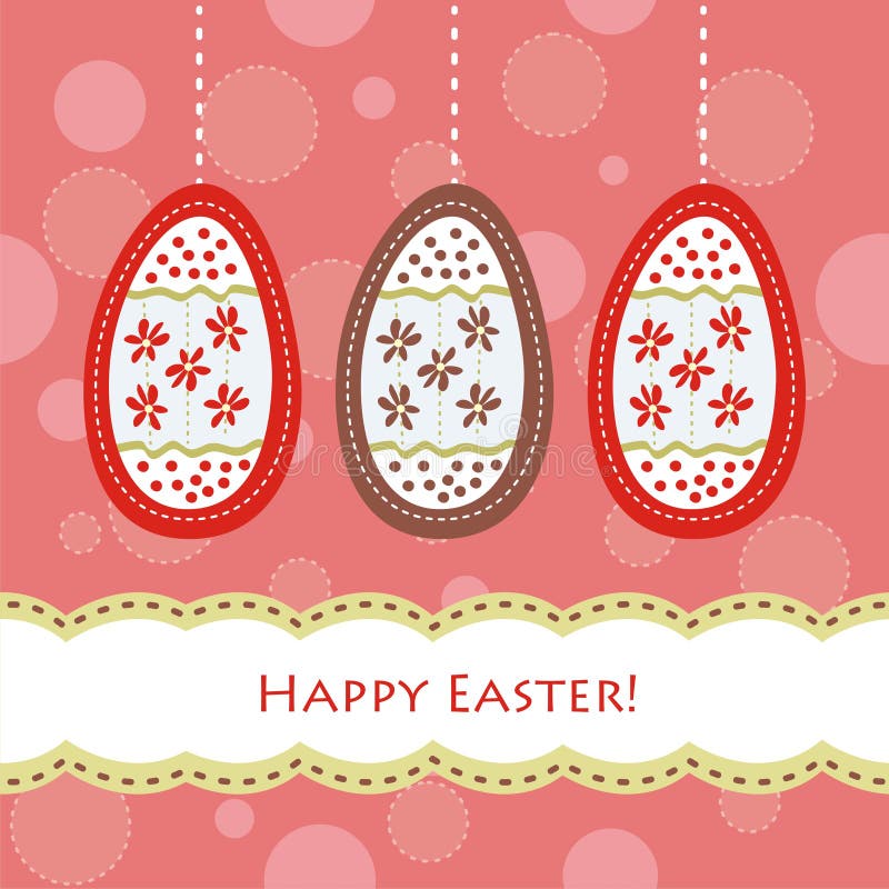 Vector Easter Card with Bunny Stock Vector - Illustration of grass ...