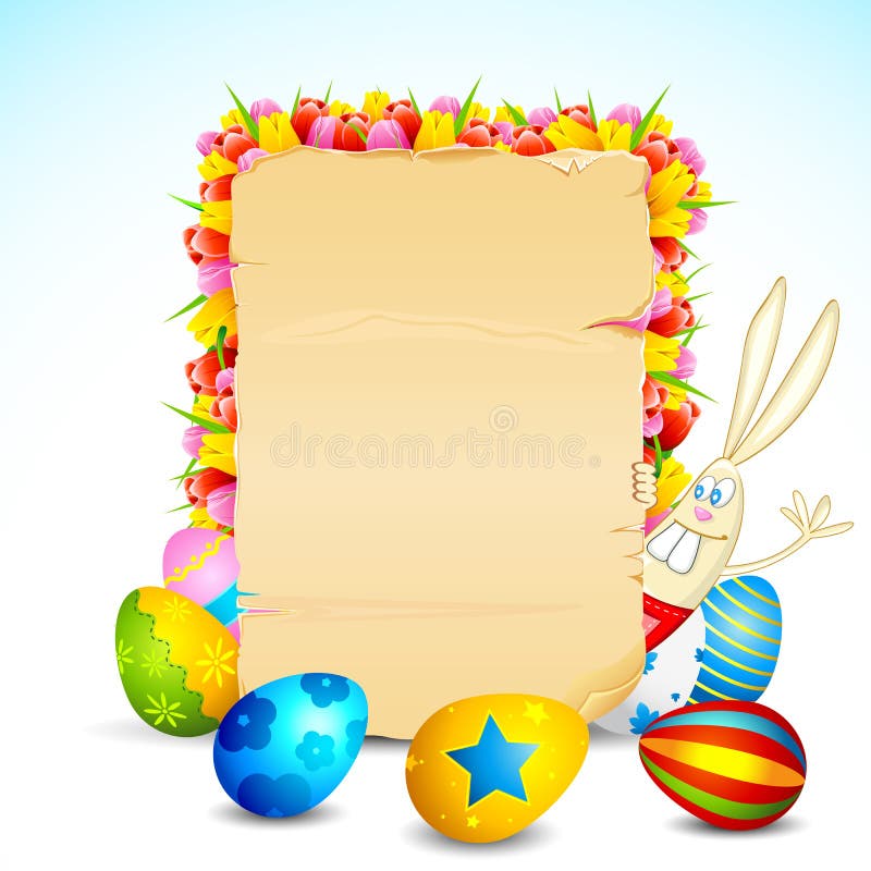Easter Card stock vector. Illustration of editable, gift - 23939106