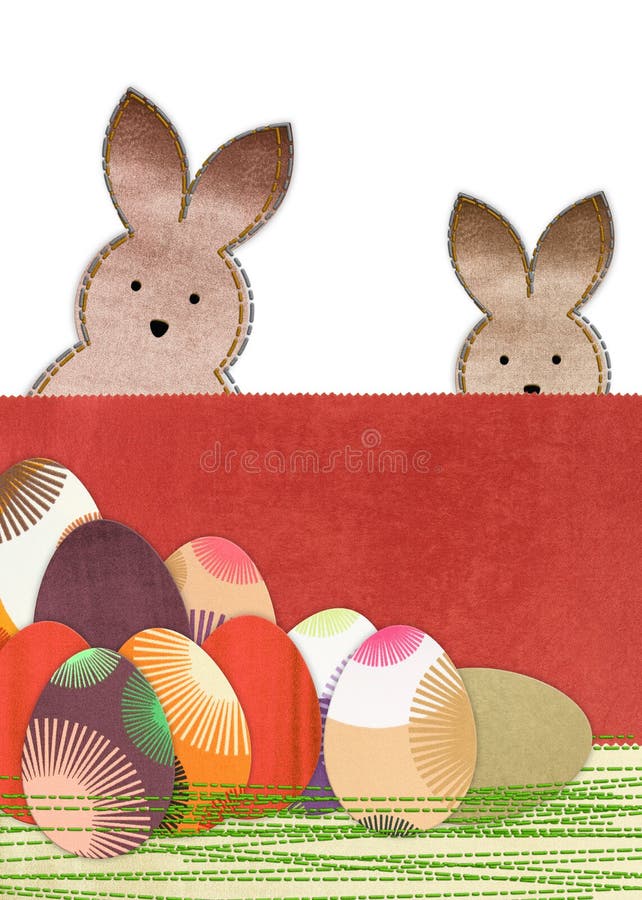Easter card stock illustration. Illustration of design - 28270434