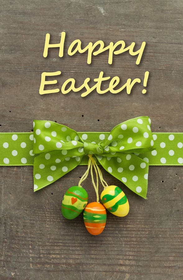 Happy Easter Large Chocolate Easter Egg with Sample Text Stock Photo ...