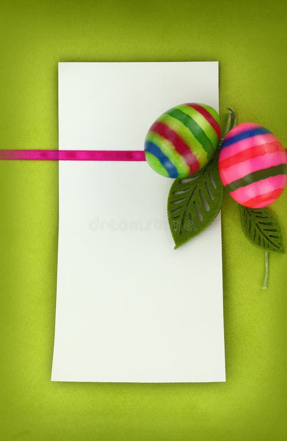 Easter card stock photo. Image of banner, christening - 29182762