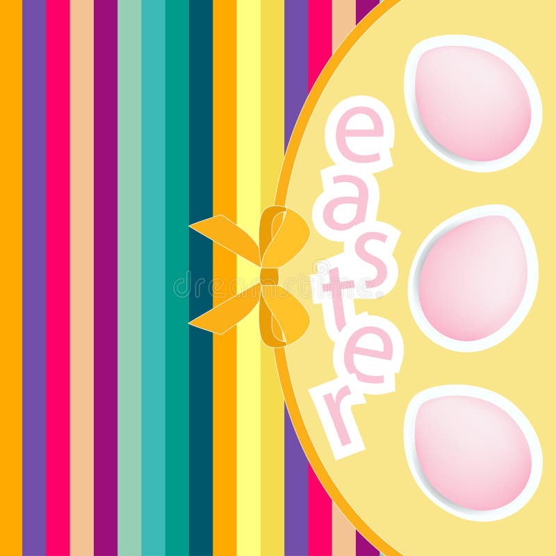 Easter card stock vector. Illustration of bride, invitation - 65611156