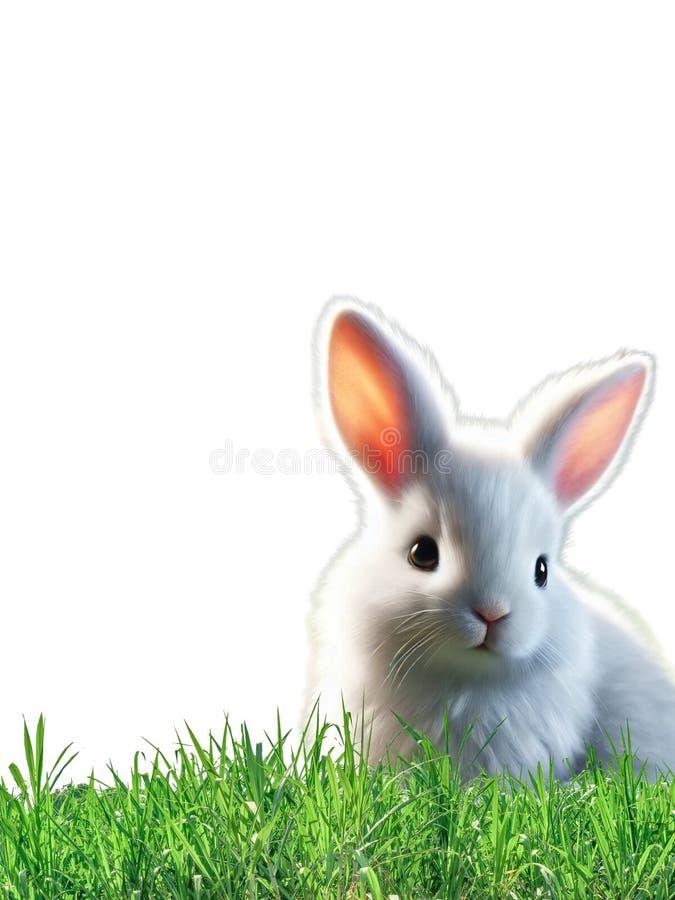 Easter Card, Cute Boy Bunny, Happy Easter, Easter Eggs, Isolated ...