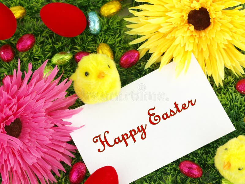 Easter Card with Decoration Stock Photo - Image of religion, colorful ...