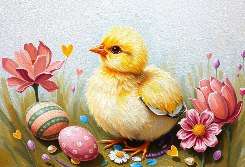 Easter. Card Design. Pattern for Printing on Wall Decorations, Covers ...