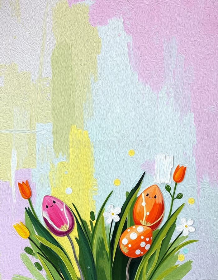 Easter. Card Design. Pattern for Printing on Wall Decorations, Covers ...