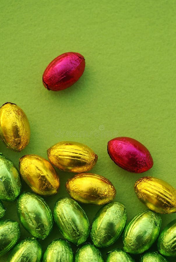 Easter Card with Easter Eggs Stock Photo - Image of green, eggs: 38114772