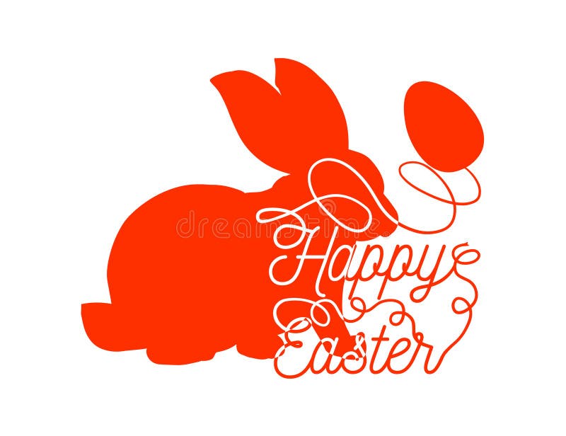 Easter Card with Egg Hand Drawn. Not AI, Vector Illustration Stock ...