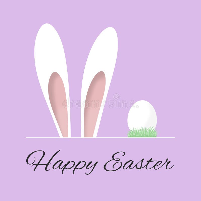 Bunny Easter Signature Stock Illustrations – 84 Bunny Easter Signature ...