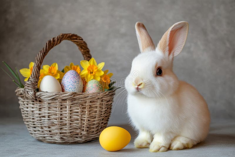 Easter Card Layout with Room for Adding Text Stock Image - Image of ...