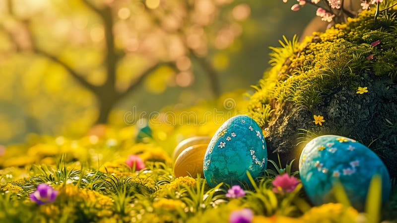Easter card. Easter theme stock image. Image of meadow - 307662119