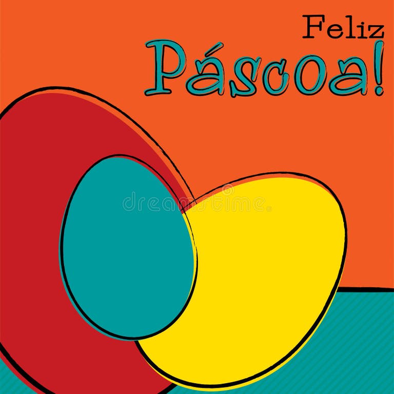 Easter Card in Vector Format. Stock Vector - Illustration of greeting ...