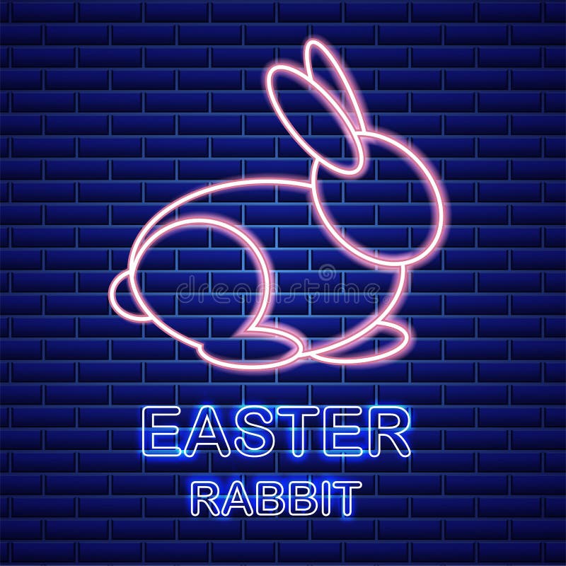 Neon Rabbit Stock Illustrations – 3,209 Neon Rabbit Stock Illustrations ...