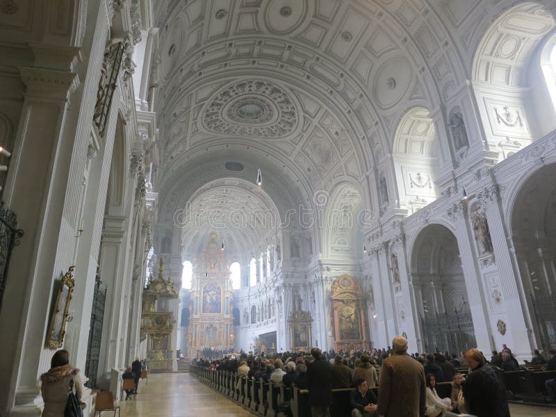 Easter Celebration in Church Editorial Stock Photo - Image of holy ...