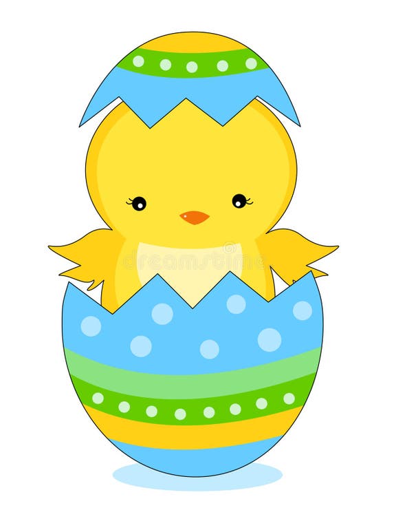 Easter chick stock vector. Illustration of easter, card - 12209573