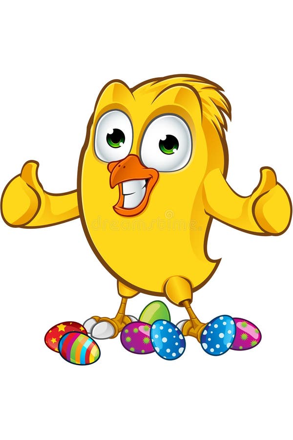 Easter Chick Character stock vector. Illustration of spring - 50848761
