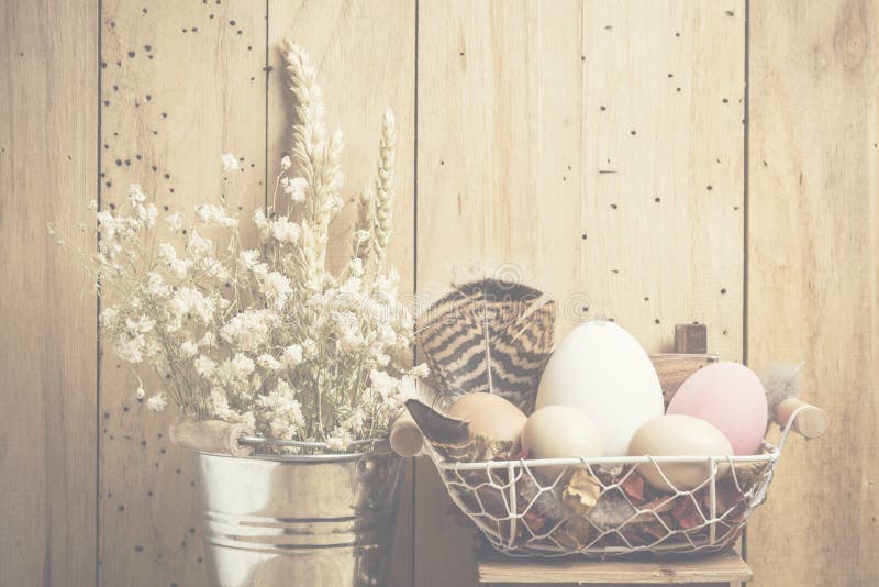 Easter Chick Egg, Vintage Filter Image Stock Image - Image of path ...