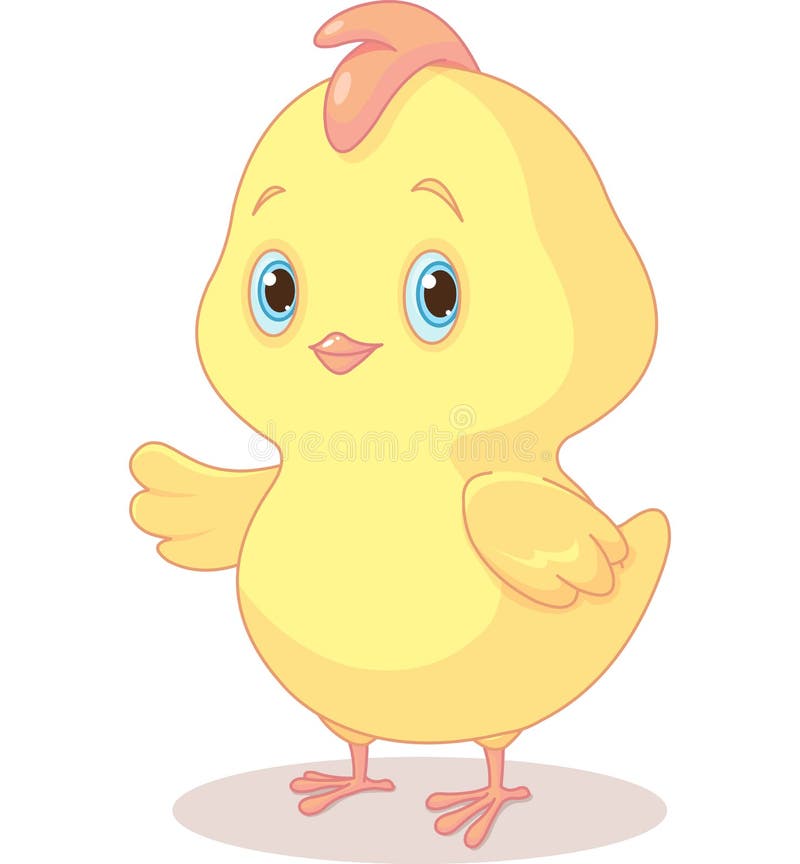 Yellow Baby Easter Chicks Clip Art Stock Illustration - Illustration of ...