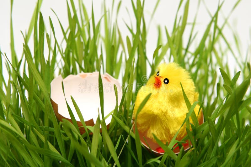 Crocheted Easter Chicken stock image. Image of spring - 2140779