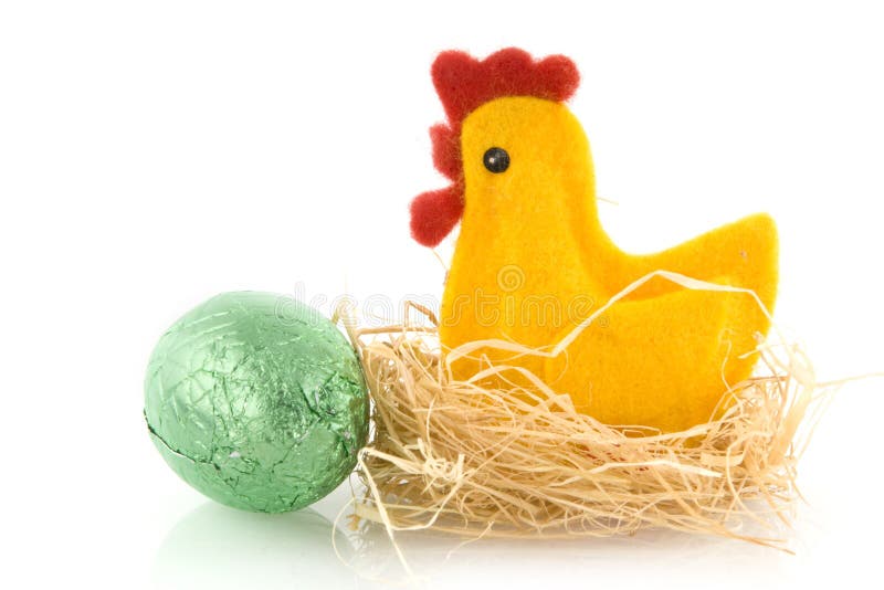 Easter chicken stock image. Image of chocolate, chicken - 7578625