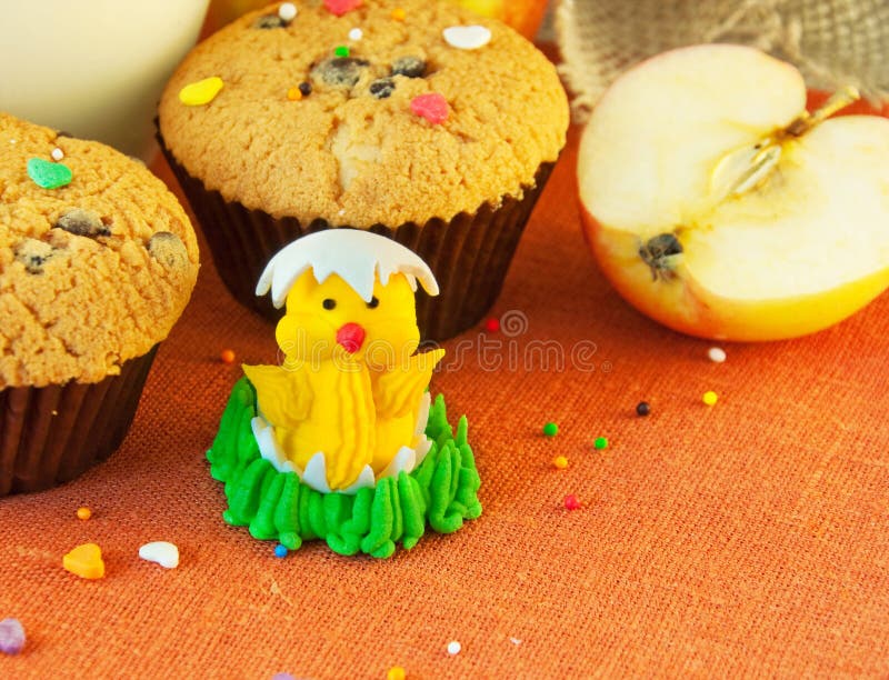 Easter Chicken from Glaze, Spring Stock Image - Image of light, chicken ...